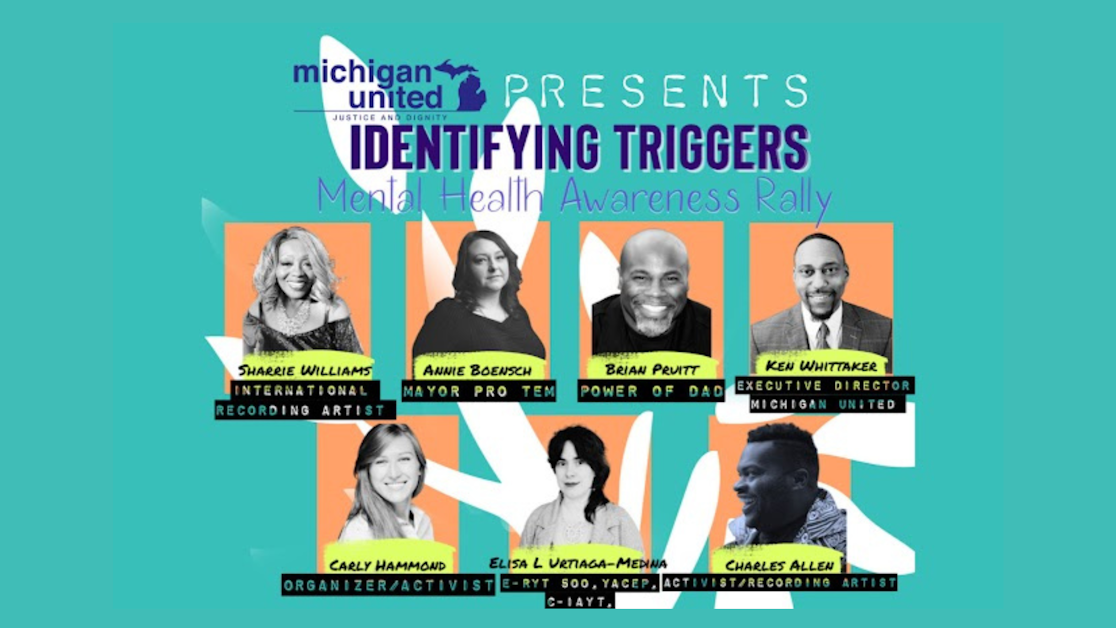 Identifying Triggers: Mental Health Awareness Rally · People's Action