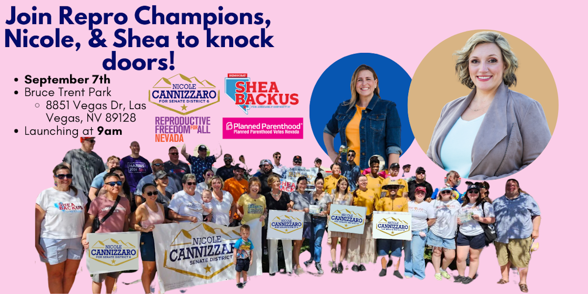 Saturday Reproductive Rights Canvassing with Senator Nicole Cannizzaro ...