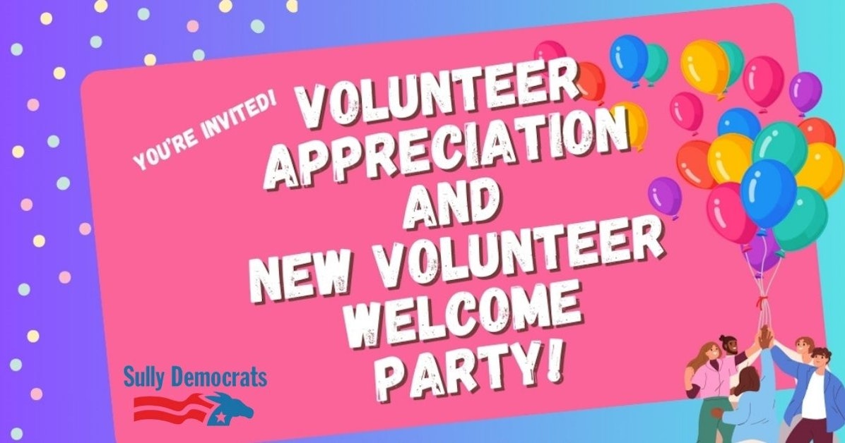 Sully Dems Post-Election Volunteer Appreciation and New Volunteer ...