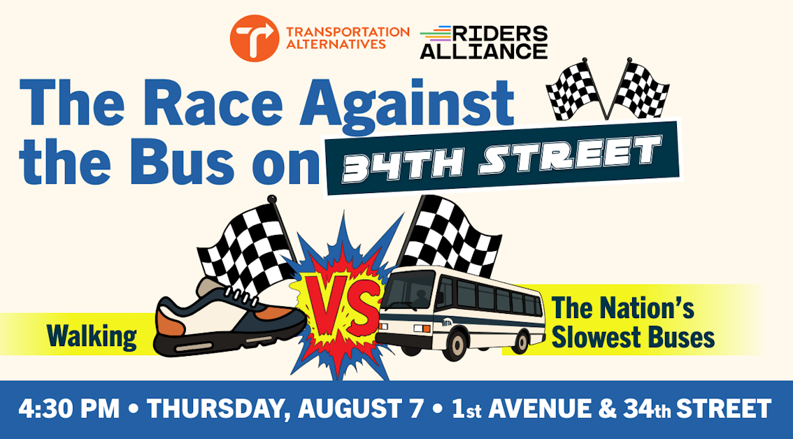 Victory Lap! The Race Against the Bus on 34th Street · Transportation ...