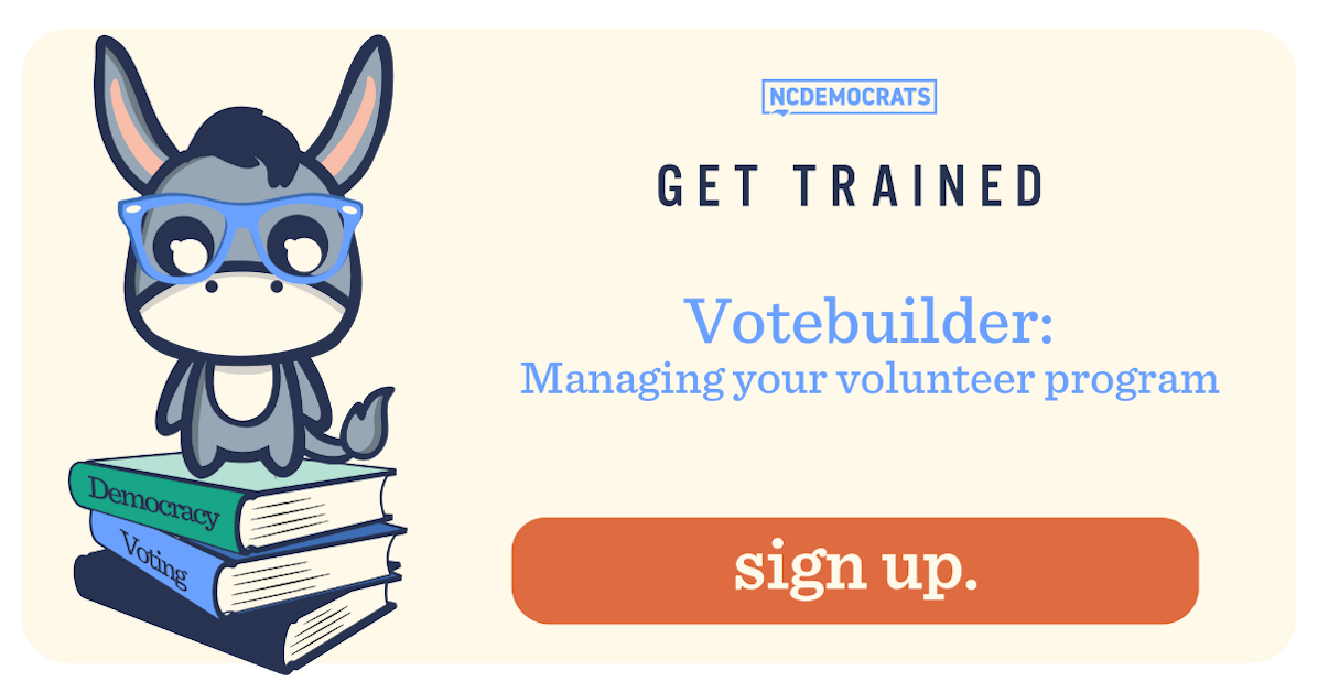 Votebuilder — Managing your volunteer program · Mobilize
