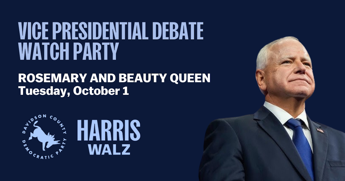 DCDP Vice Presidential Debate Watch Party · Mobilize