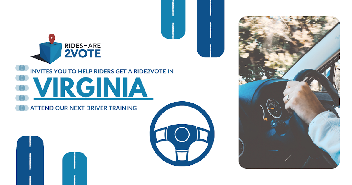 Training: Prepare to Drive Voters on a Ride2Vote! Virginia Presidential ...
