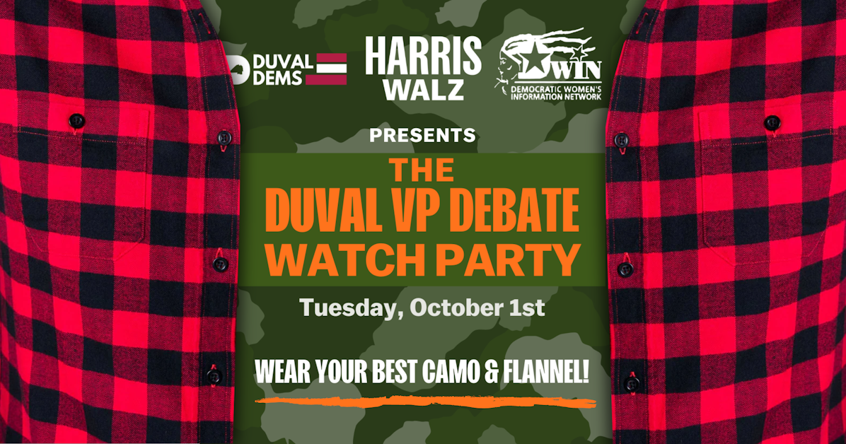 Duval VP Debate Watch Party with DWIN & Duval Dems · Florida Democratic ...