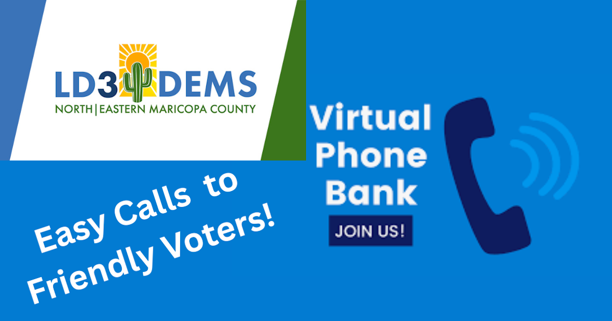 Sign up to Vote by Mail Phone Bank · LD3 Democrats