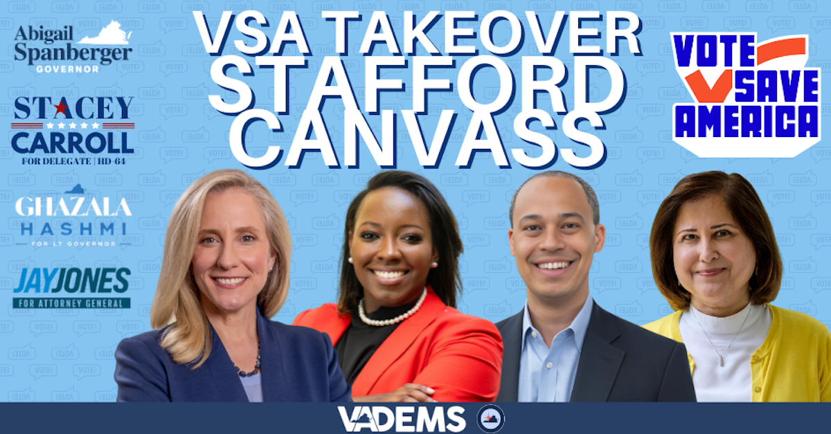 Vote Save America: Knocking Doors for Abigail Spanberger and Stacey ...