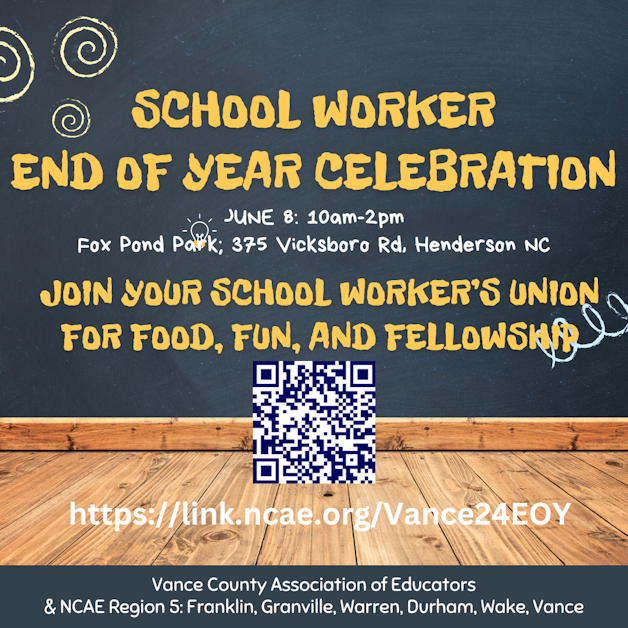 Vance County Hosts NCAE Region 5 End of Year Cookout Celebration ...