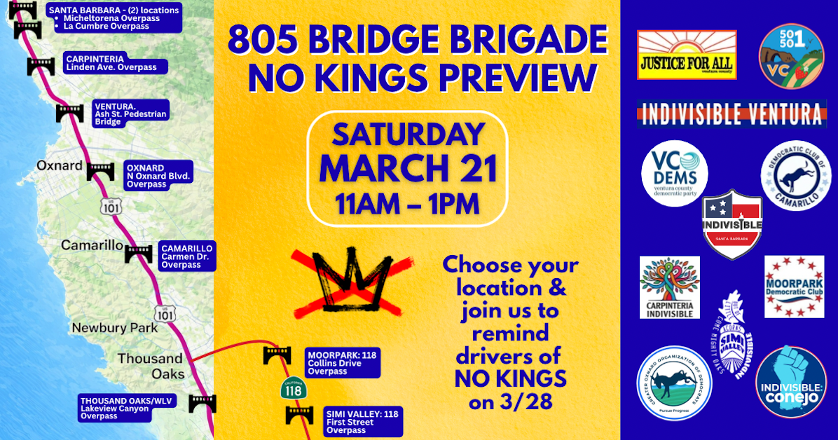 The 805 Bridge Brigade Returns! 9 bridges! 9 cities! · Mobilize