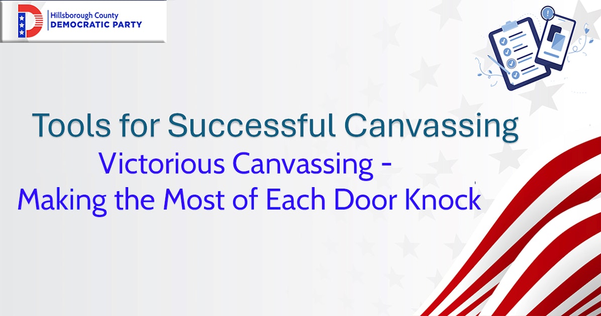 Tools for Successful Canvassing – Victorious Canvassing- Making the ...
