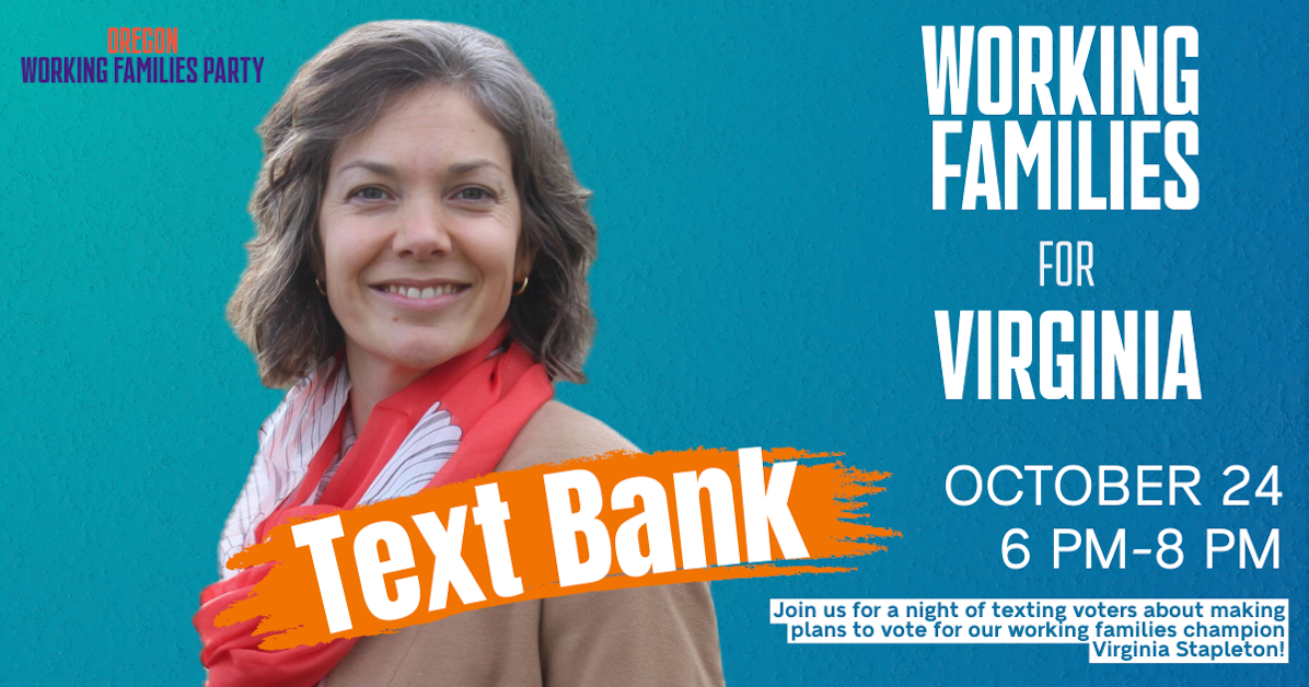 Text Bank for House District 21 Candidate Virginia Stapleton! · Mobilize