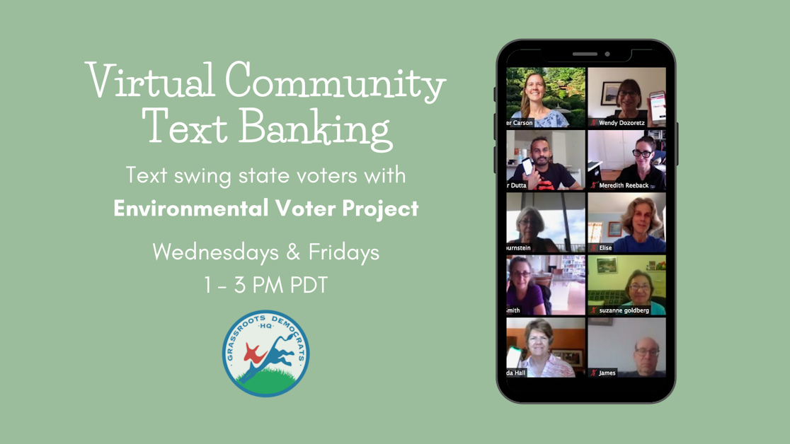 Virtual Community Texting With Environmental Voter Project · Grassroots ...