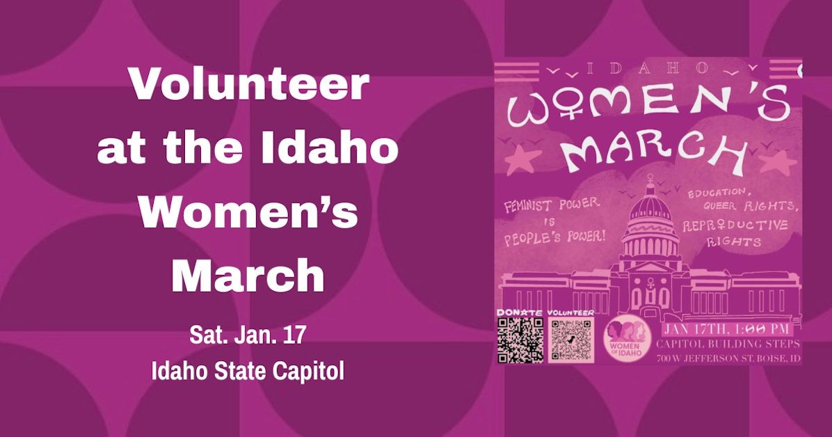 Volunteer for Idaho Women's March · Mobilize