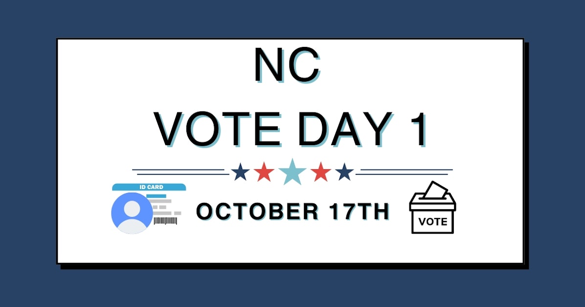 NC Vote Day 1 Oct 17th · Orange County, NC Democratic Party