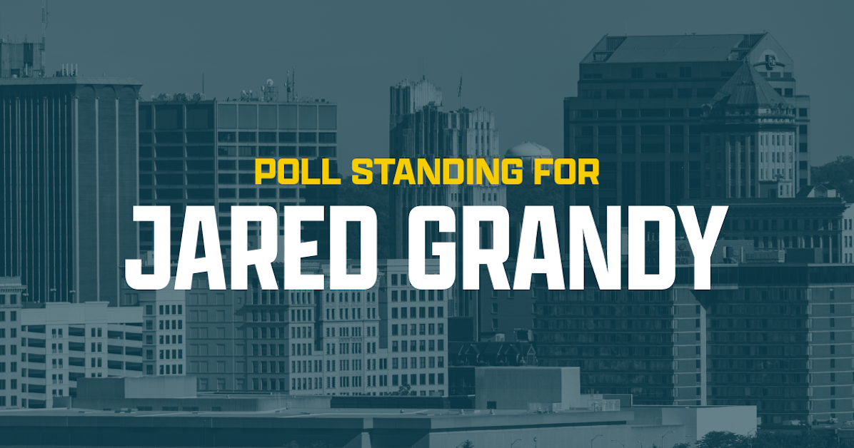 Poll Standing for Jared Grandy · Mobilize