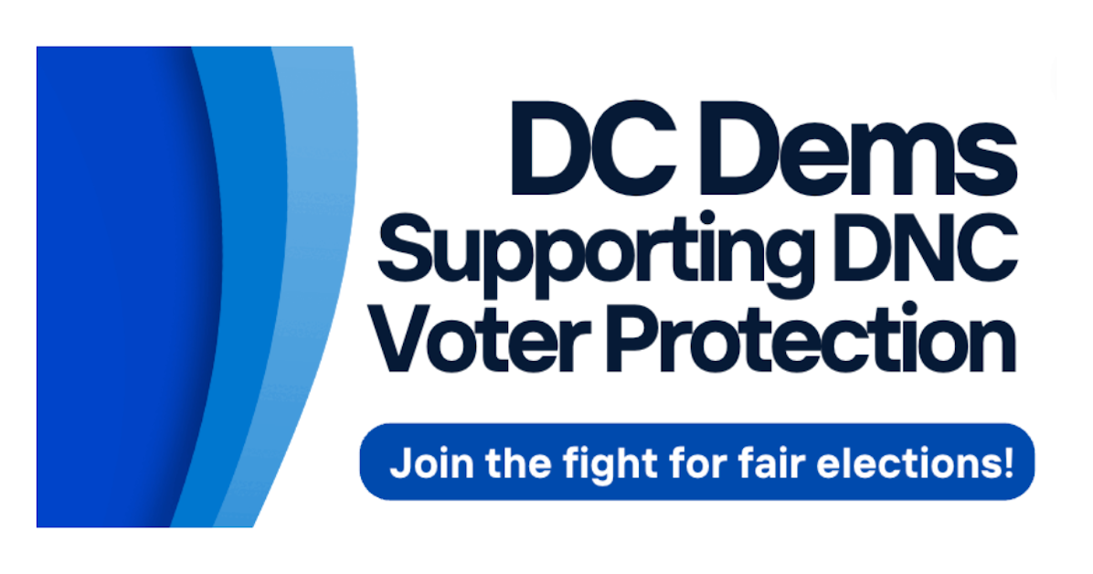 Rally with DC Dems to support DNC Voter Protection · Mobilize