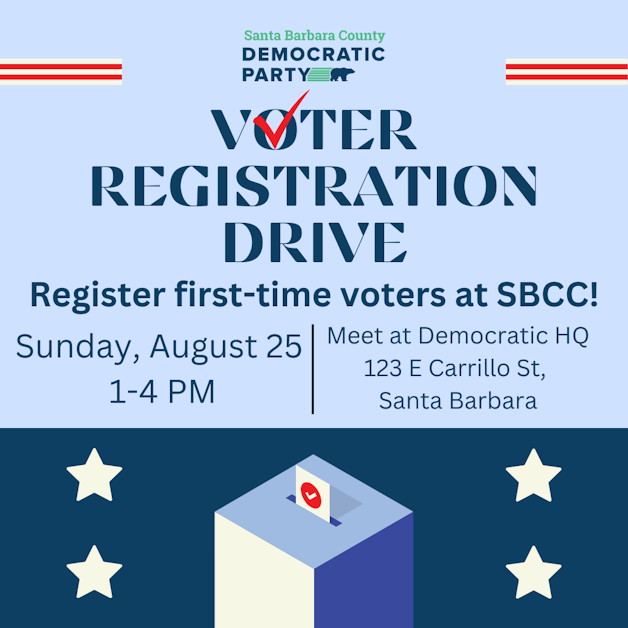Voter Registration Drive · Santa Barbara County Democratic Party