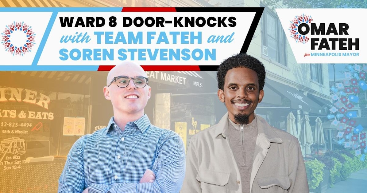 Ward 8 Door-Knocks w/ Team Fateh & Soren Stevenson (Click For More ...