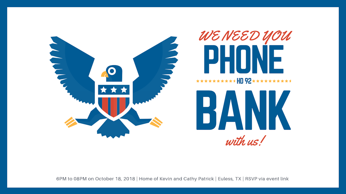 Phone Bank for Steve Riddell - Ballot Chase · Texas Democratic Party