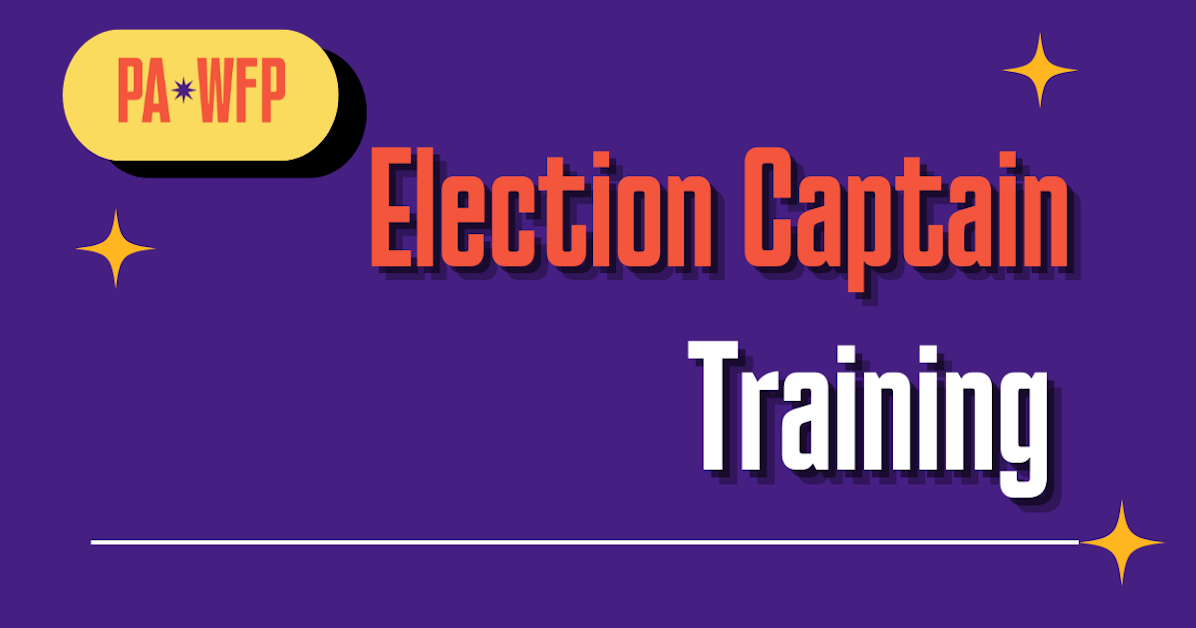 Philly Election Captain Training: Election Day Training · Pennsylvania ...