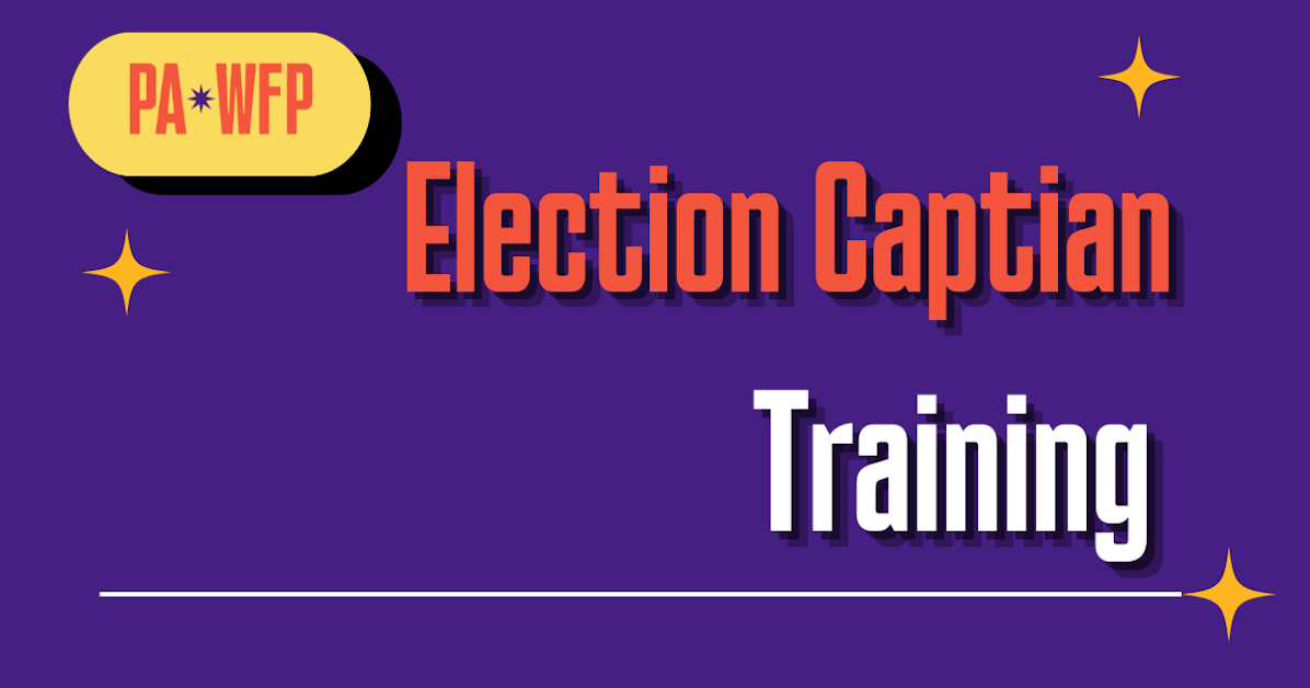 Philly Election Captain Training: Election Day Training · Pennsylvania ...