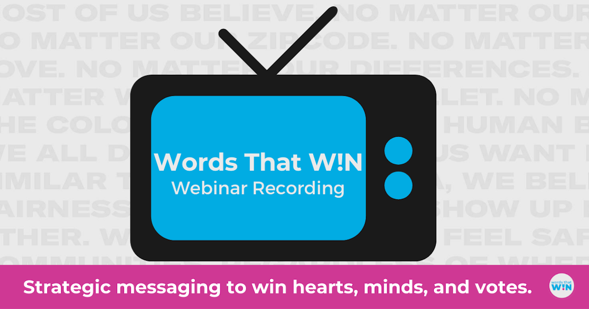 Words That W!N Recording · Words that Win