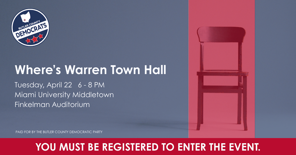 Where's Warren Town Hall · Butler County Democratic Party