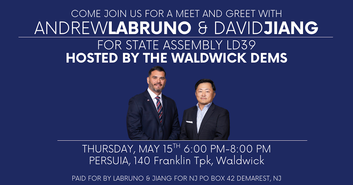 Waldwick M&G Hosted by the Waldwick Dems · Mobilize