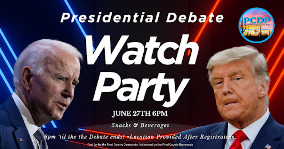 Presidential Debate Watch Party · Arizona Democratic Party