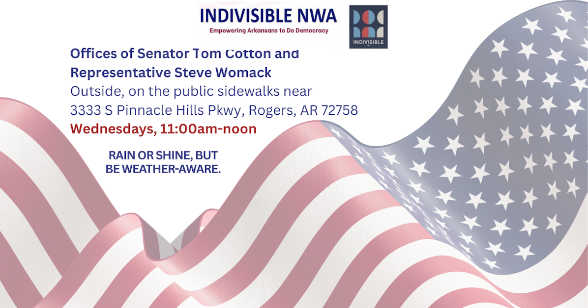 Sen. Cotton's Office and Rep. Womack's Office (Outside) · Mobilize