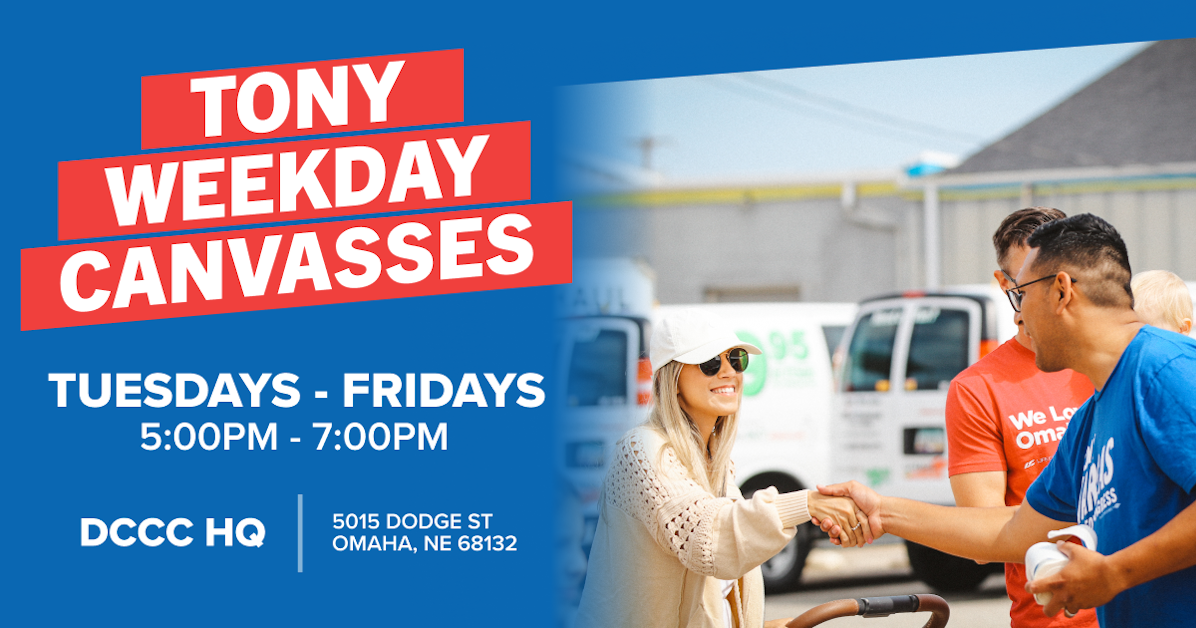 Team Tony: Weekday Canvassing! · Vote Save America 2024: Team West