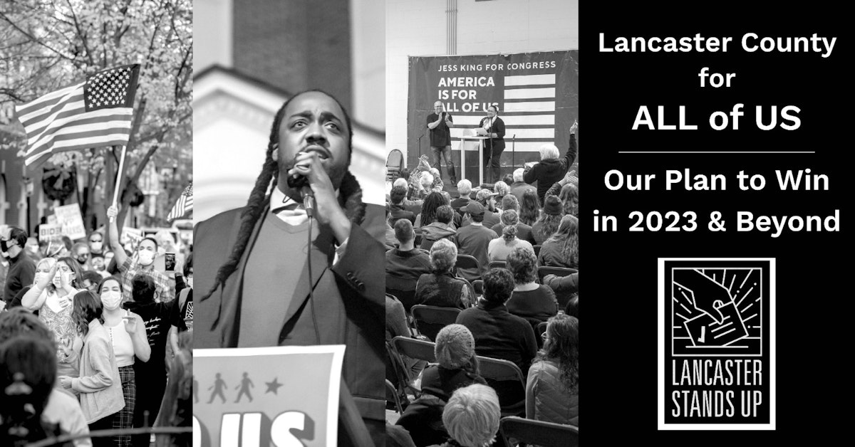 Plan to Win Lancaster County - Kickoff · Pennsylvania Stands Up