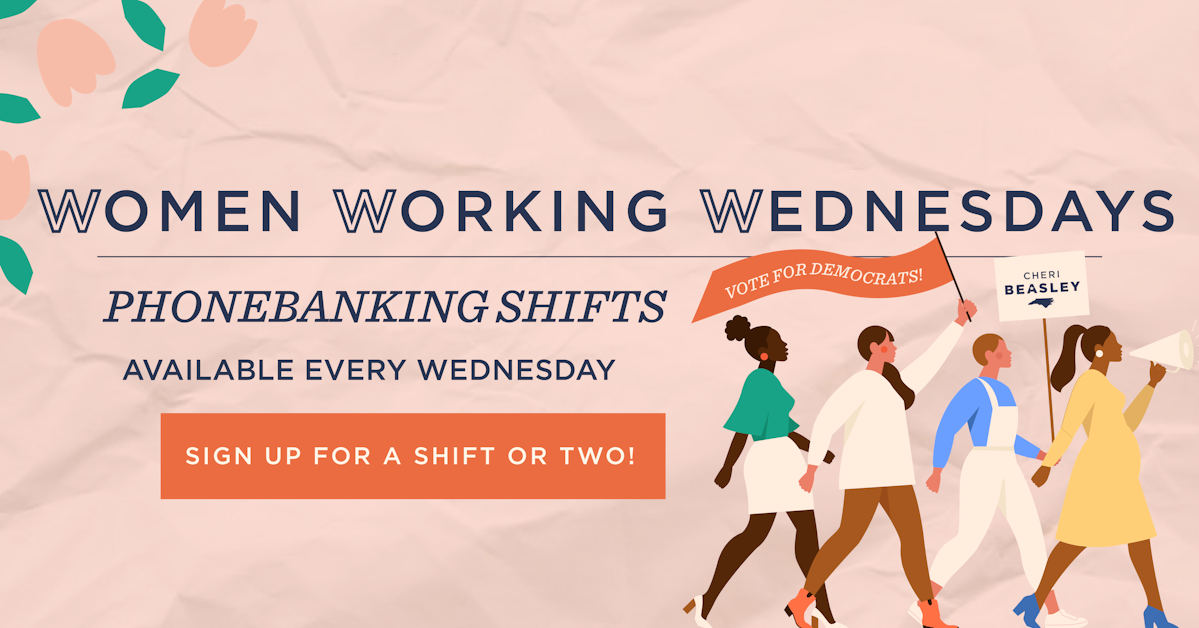 Women Working Wednesday Evening of Action · North Carolina Democrats