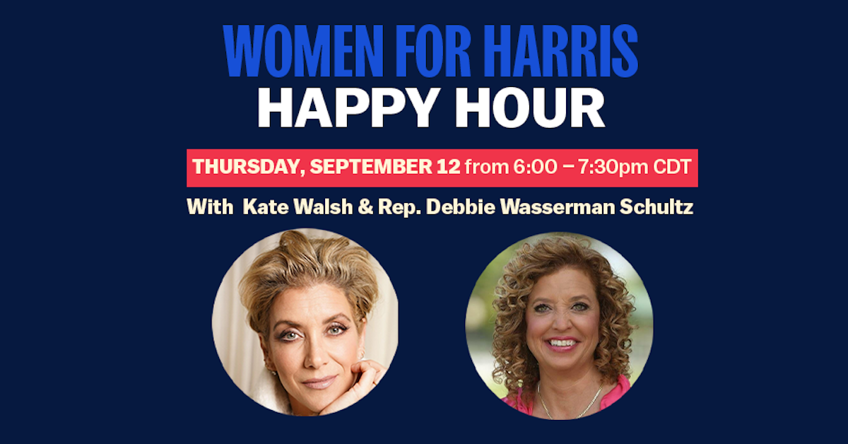 Women for Harris Happy Hour with Kate Walsh and Rep. Debbie Wasserman ...