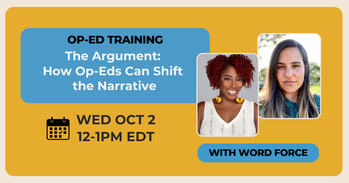 The Argument: How Op-Eds Can Shift the Narrative · Public School Strong