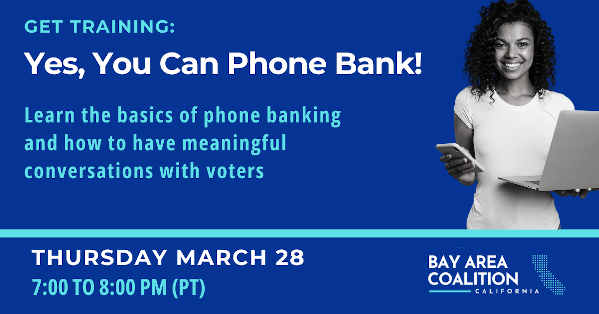 Yes, You Can Phone Bank - training · Mobilize