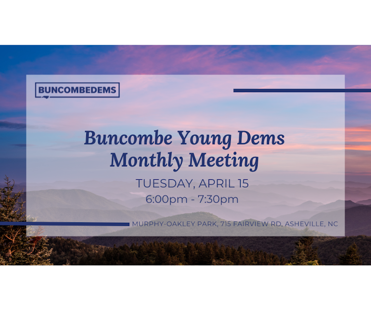 Buncombe Young Dems Monthly Meeting · Mobilize