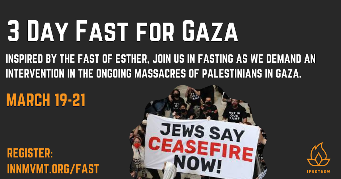 3-Day Fast for Gaza · Mobilize