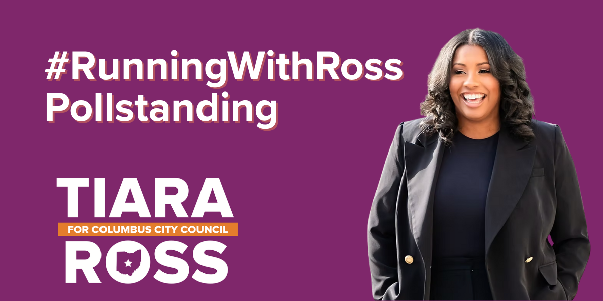 Election Day Pollstand for Tiara Ross · Council President Shannon G. Hardin