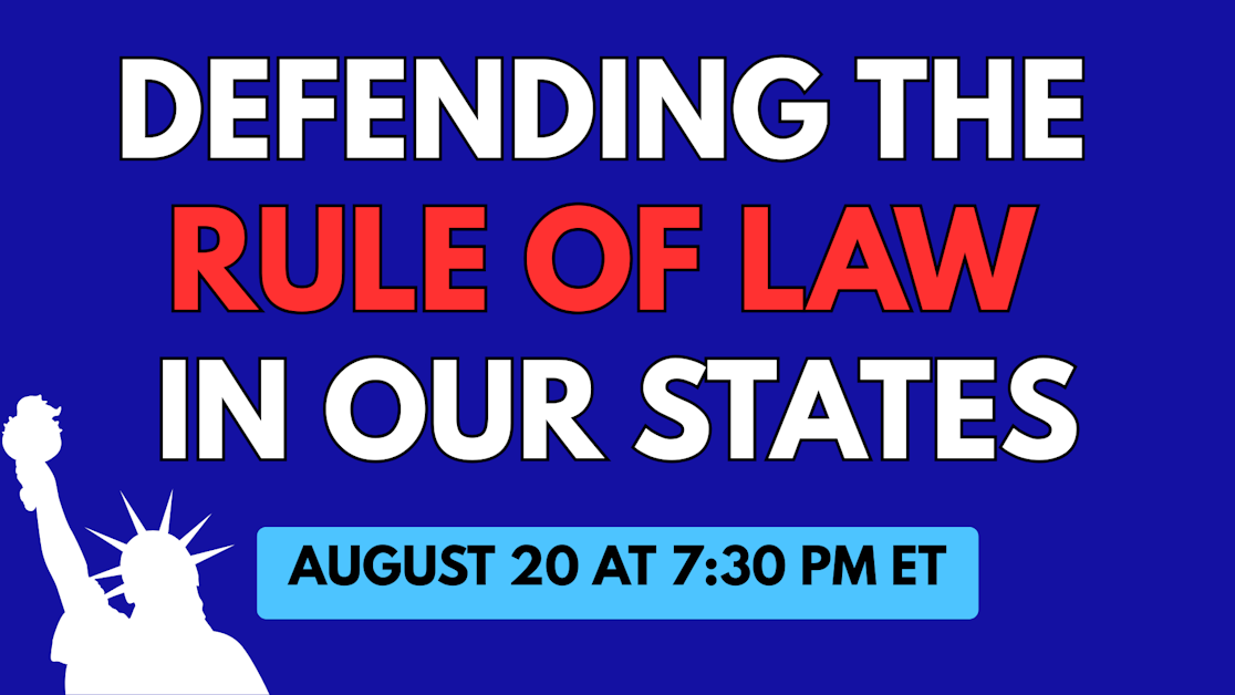 Defending The Rule of Law in Our States Call · Defending the Rule of ...