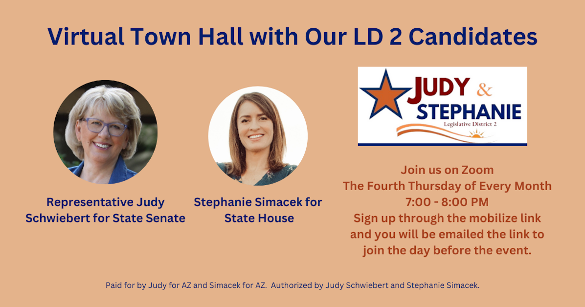 Virtual Town Hall · Arizona Democratic Legislative Campaign Committee
