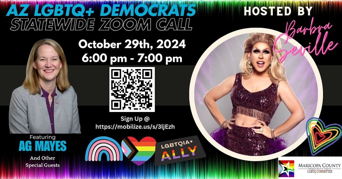 View recorded AZ Dems LGBTQ+ Statewide Rally · Arizona Democratic Party