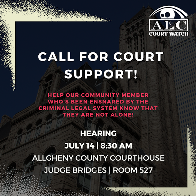 Court Support for Mr. Dehonney Jr. · ALC Court Watch