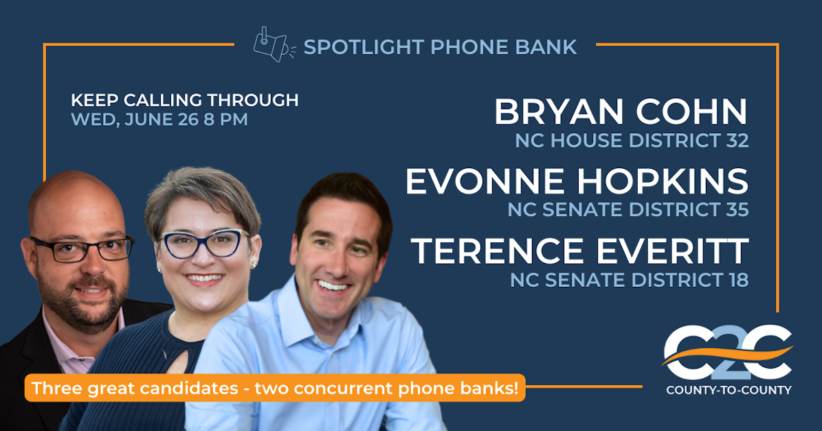 Spotlight: 3-in-1 Phone Bank: Call NOW THRU JUNE 26 for Terence Everitt ...