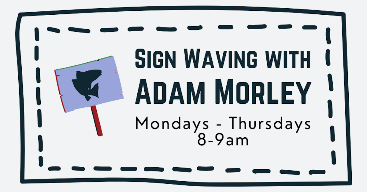 DO SOMETHING, Sign Waving with Adam Morley · Mobilize