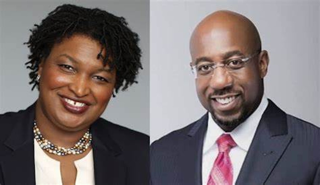 Stacey Abrams & Reverend Warnock at home phone-bank · Mobilize