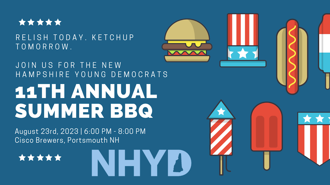 New Hampshire Young Democrats 11th Annual Summer BBQ! · The NH ...