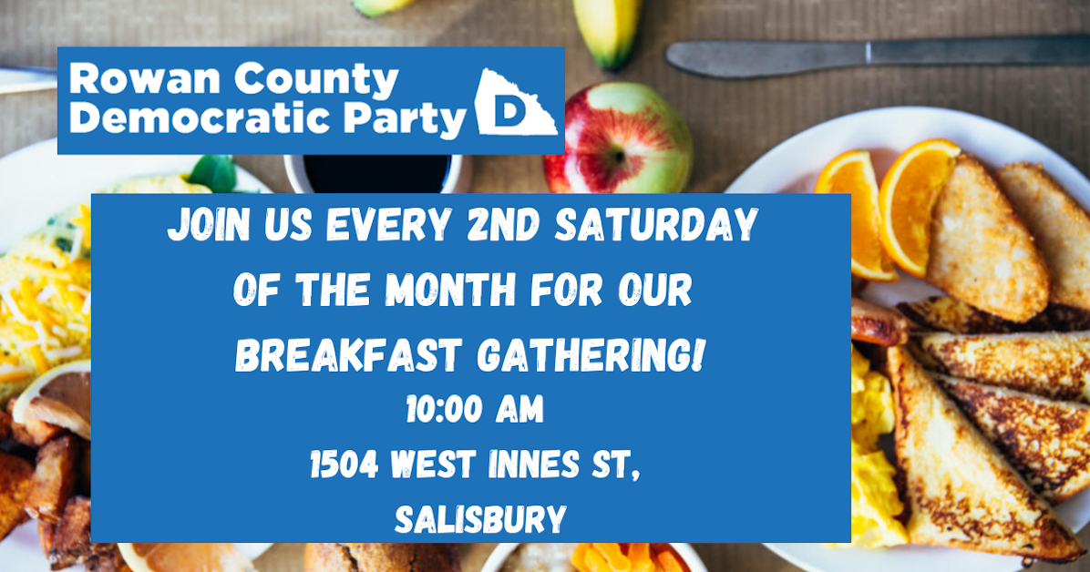 Rowan Democrats Monthly Breakfast Gathering! · Mobilize