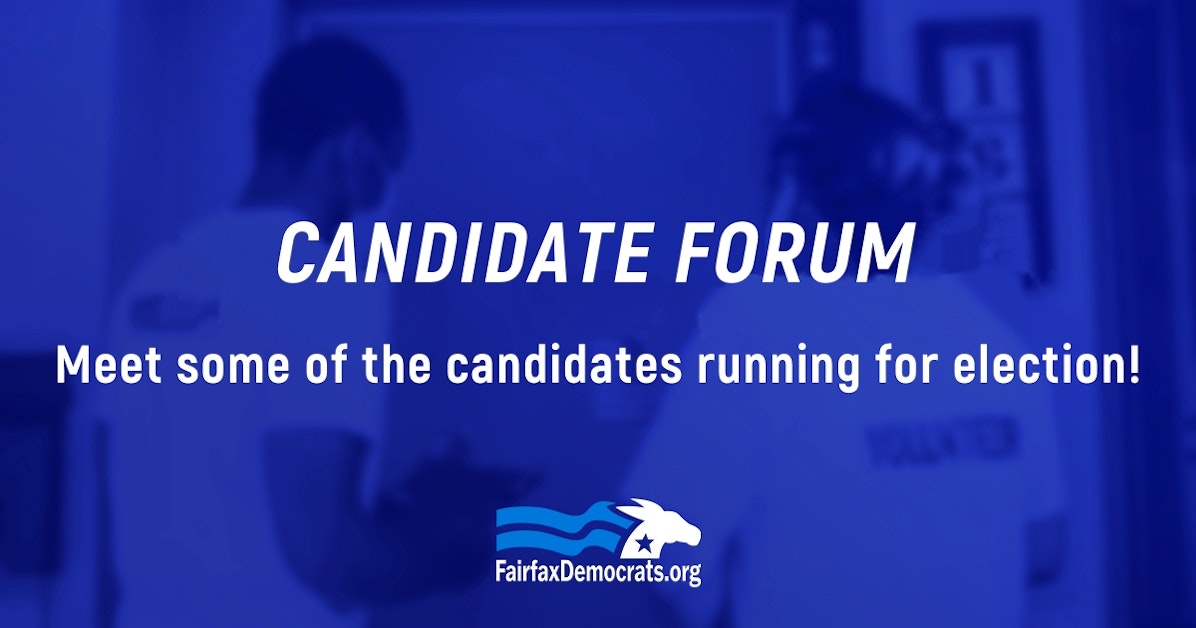 Springfield Democrats Candidate Forum · Fairfax County Democratic Committee