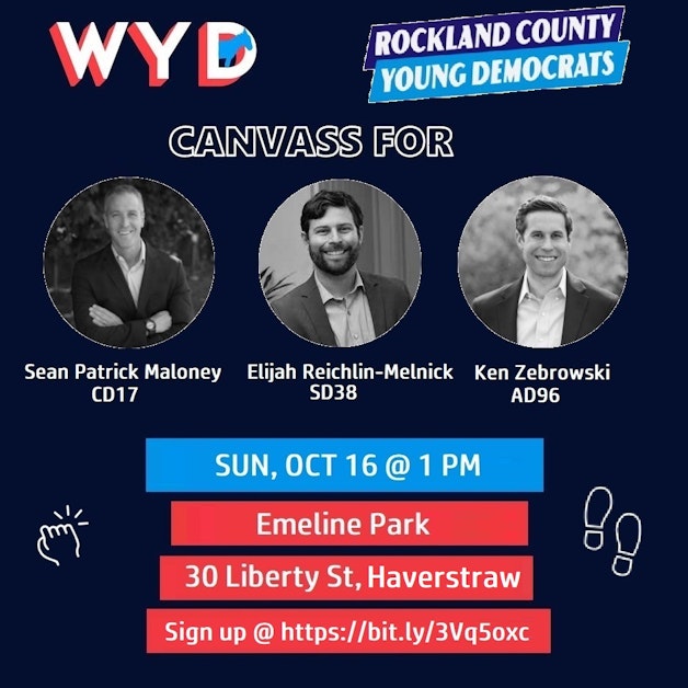 Canvass for Sean Patrick Maloney, Elijah Reichlin-Melnick and Ken ...