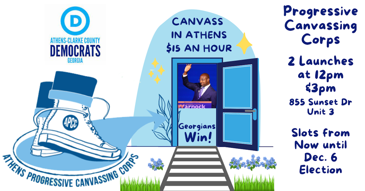 Paid Canvassing with the Athens Progressive Canvassing Corps! · Mobilize